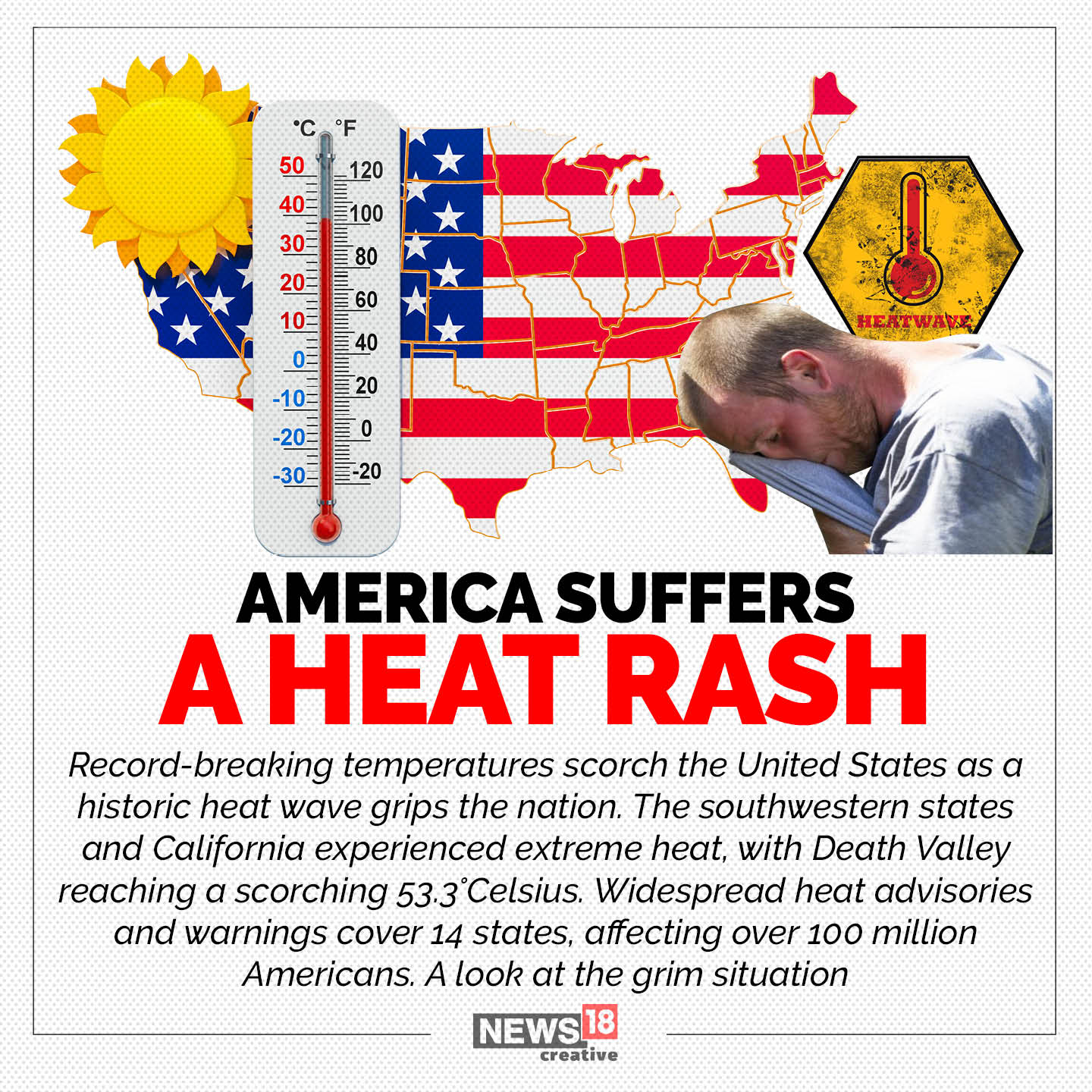 Blistering Heat Wave Sweeps Over 110 Million Americans A Visual