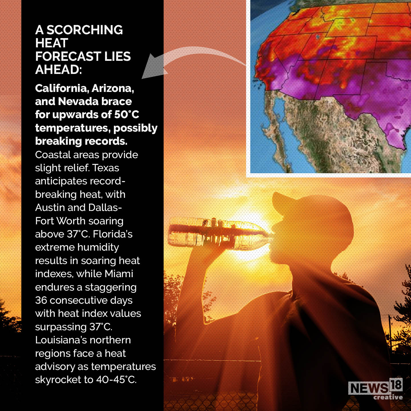 Blistering Heat Wave Sweeps Over 110 Million Americans | A Visual ...