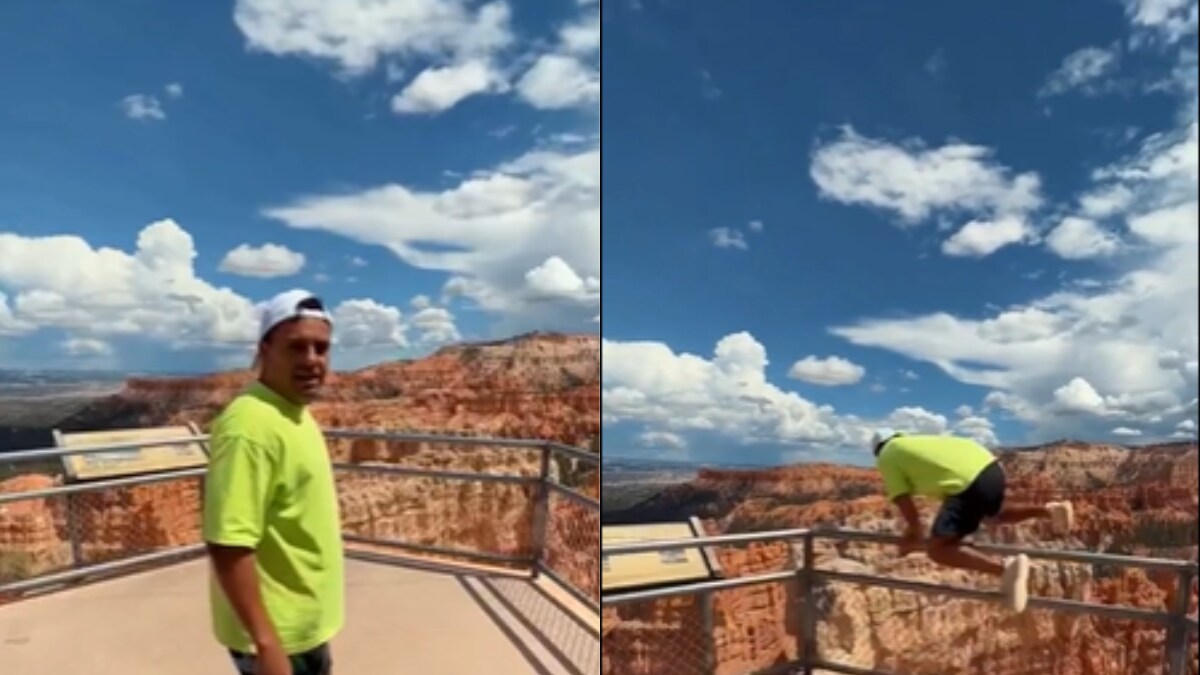 Watch: Man's Near-Death Experience Over Cliff Edge Will Leave You ...