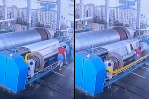 Watch: Woman Has Her World Spinning After Huge Rolling Machine Pulls In ...