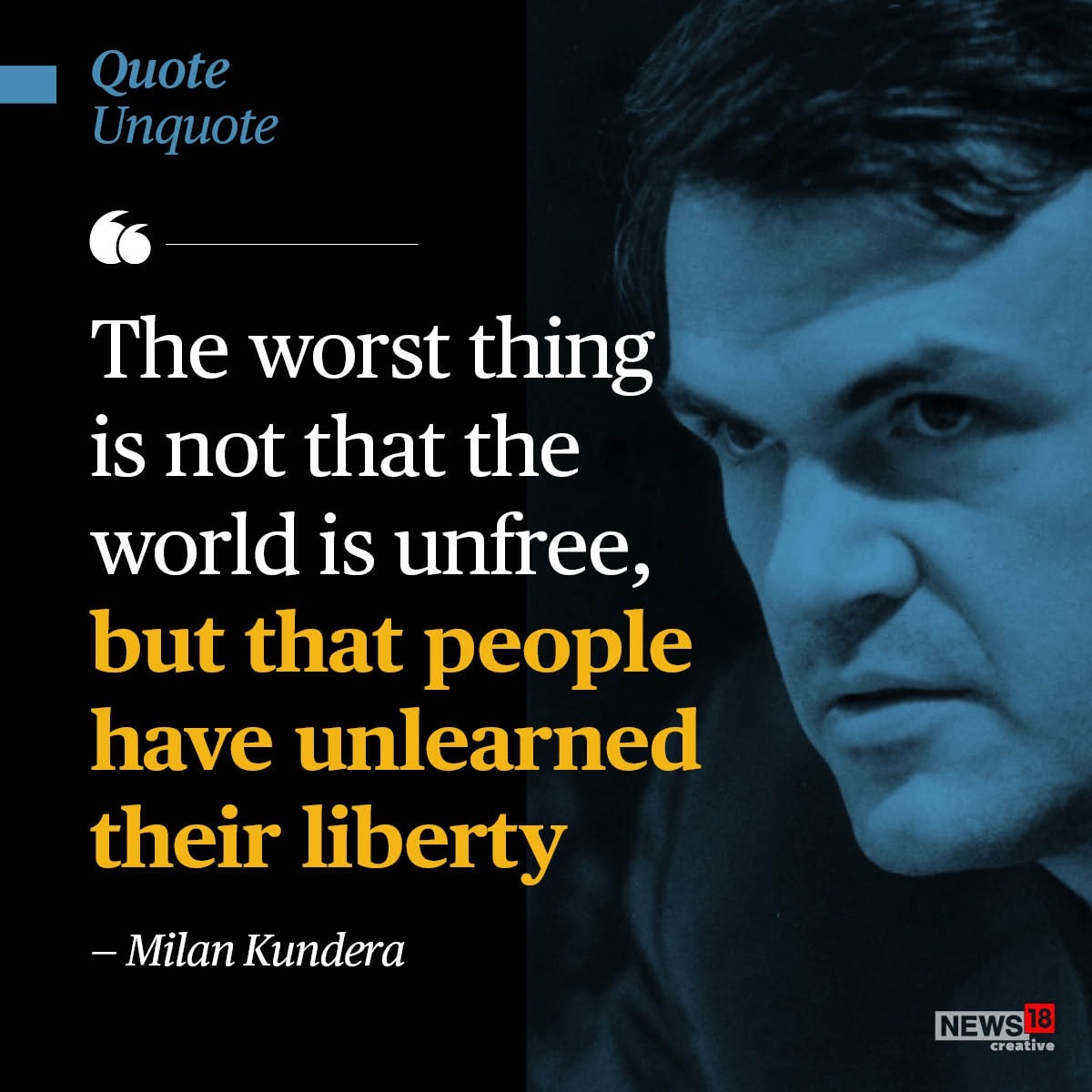 Milan Kundera: Life and Times of the Legendary Author In Pictures - News18