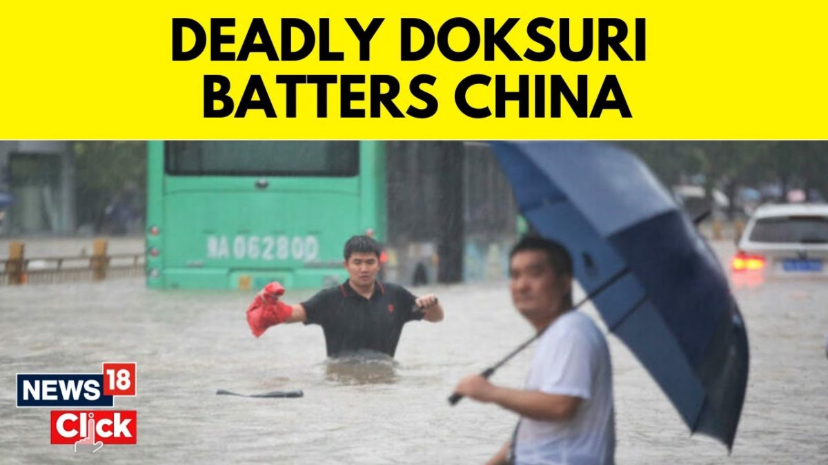 China Floods Latest News Today | Typhoon Doksuri Wreaks Havoc In China ...