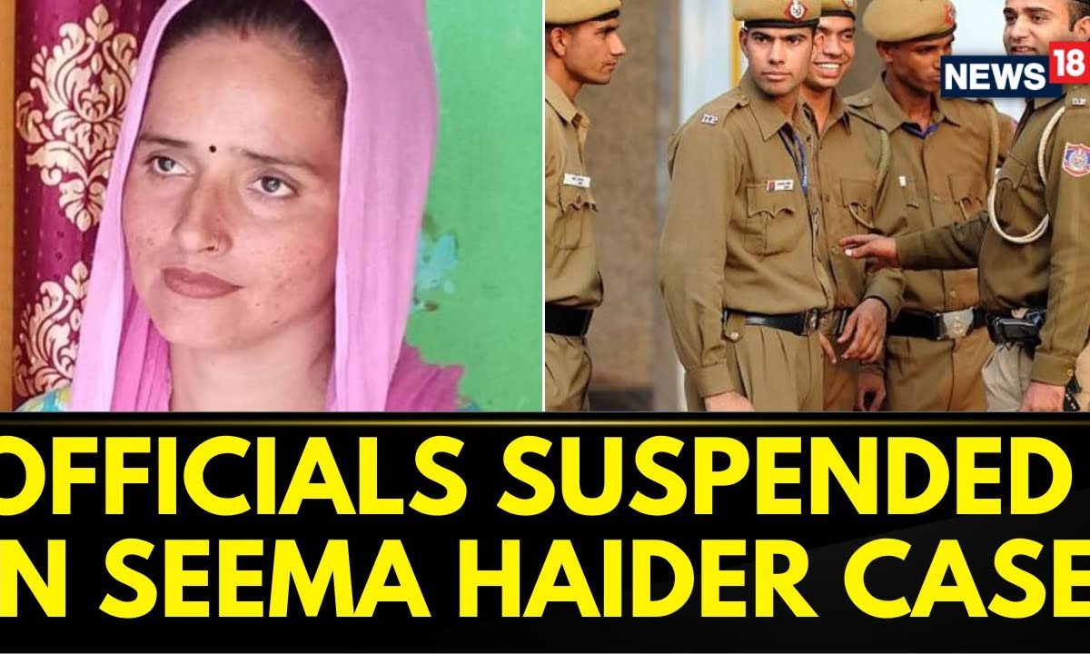 Seema Haider Latest News | Inspector And Head Constable In Seema Haider ...