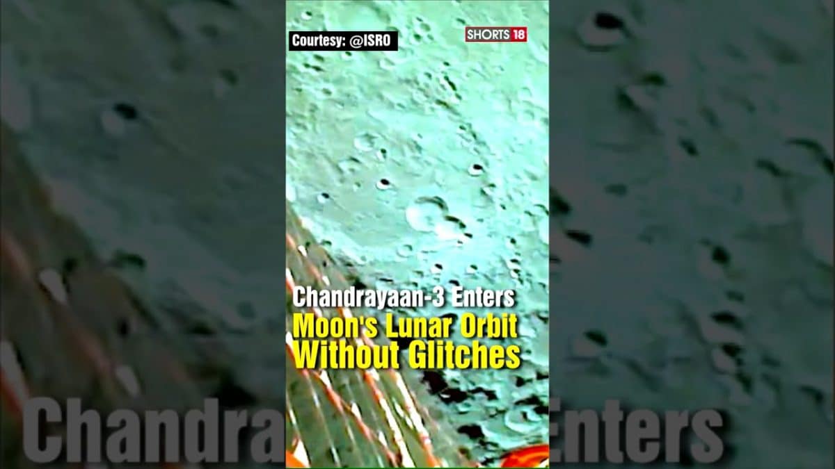Watch: First Images Of Moon As Captured By Chandrayaan-3 Spacecraft ...