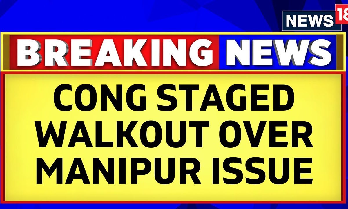 Congress Staged Walkout Over Manipur Issue In Rajya Sabha | Manipur ...