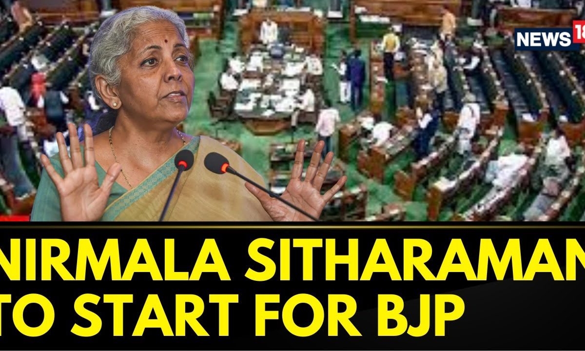 No Confidence Motion In Parliament | Finance Minister Nirmala ...