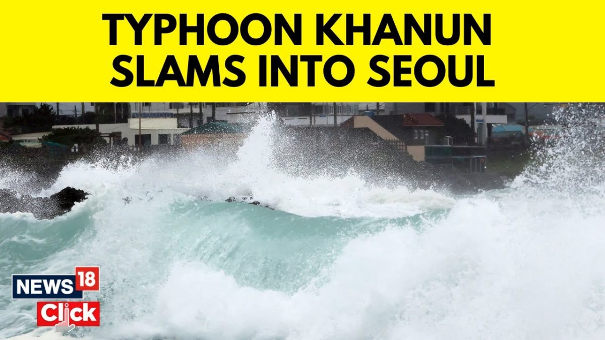 Typhoon Khanun Turns Deadly in South Korea | Storm Khanun poured ...
