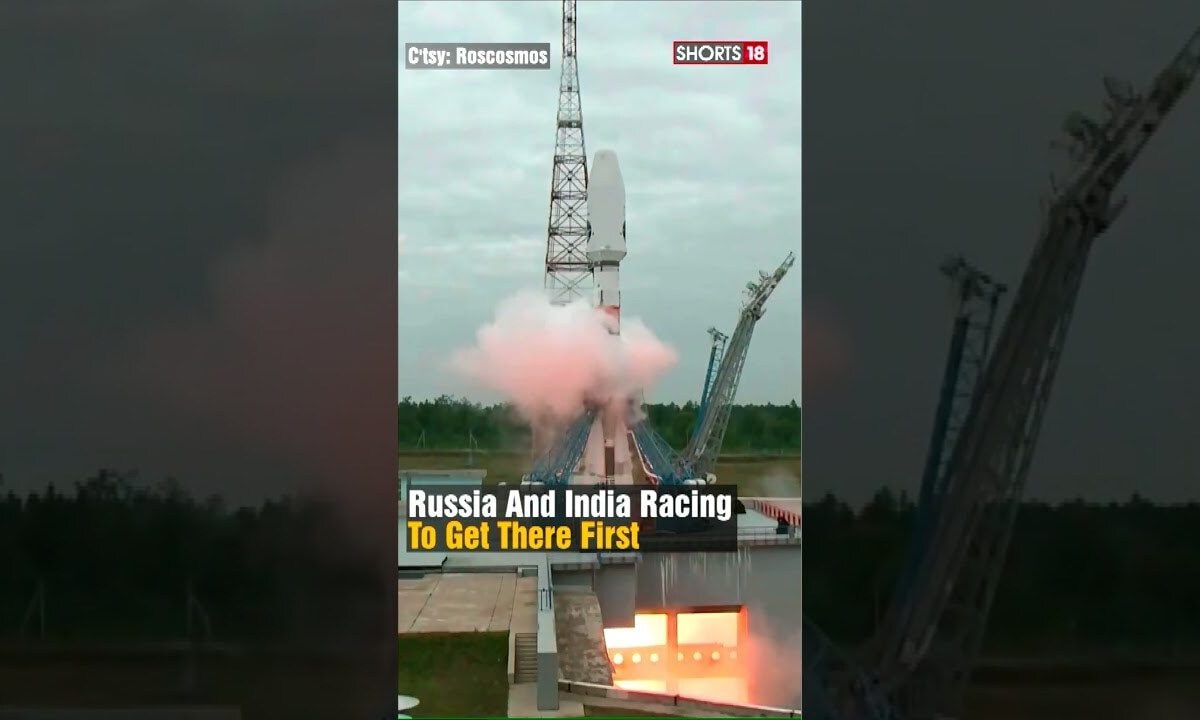 Russian Luna 25 Launch | Russia Launches First Moon Mission In Nearly ...