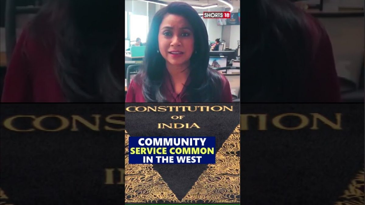 Community Service Punishment | Overhaul Of India's Criminal Laws ...