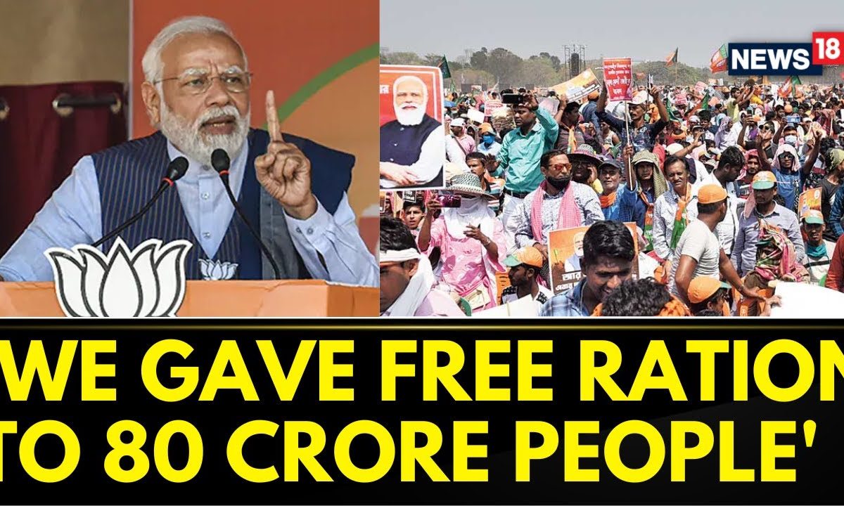 PM Modi Speech Today | We Provided Free Ration to 80 Crore People: PM ...