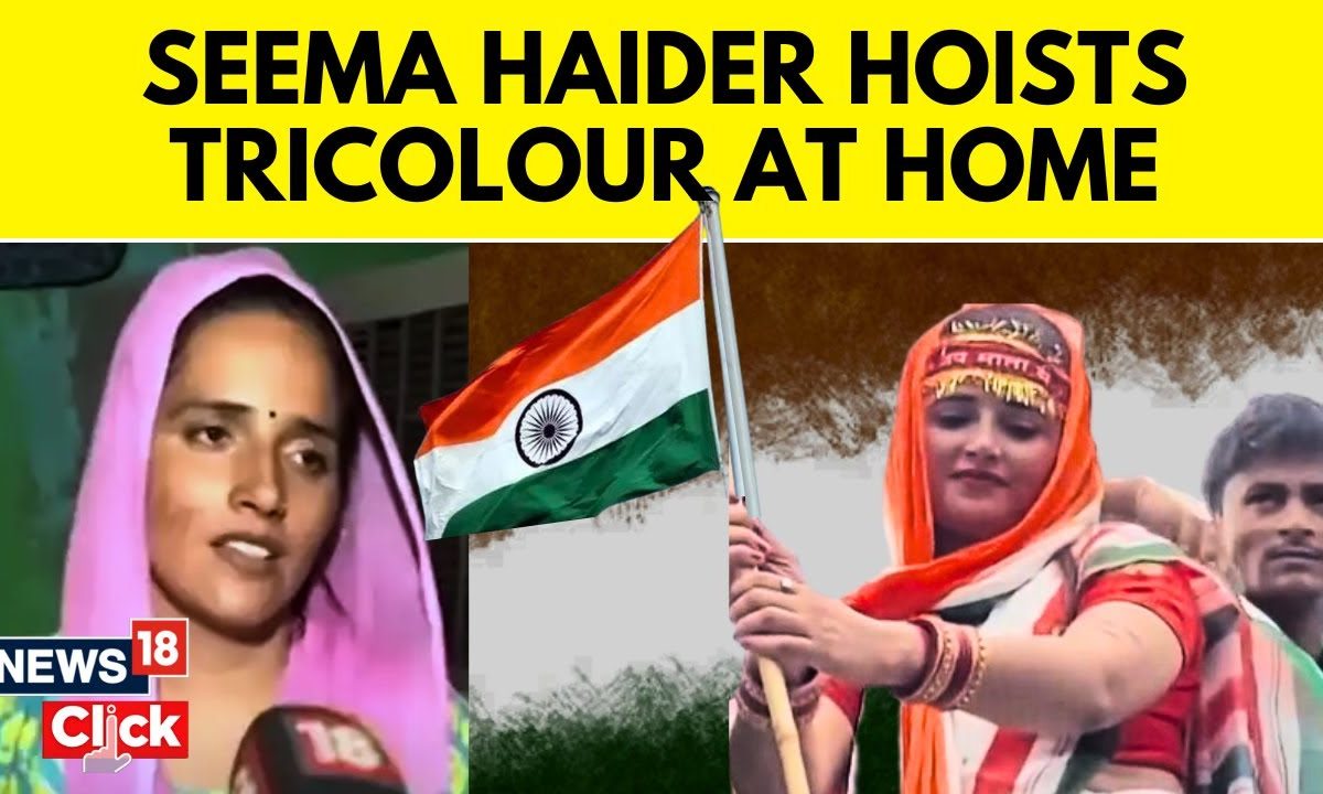 Seema Haider Latest News | Seema Haider Raises India Flag At Her Home ...
