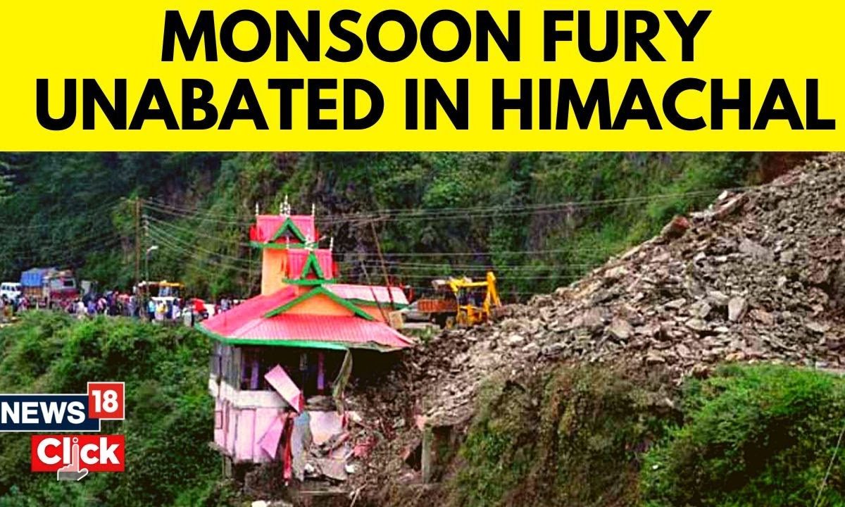 Rain Fury In Himachal Pradesh | Massive Landslide In Himachal Pradesh's Shimla | English News ...