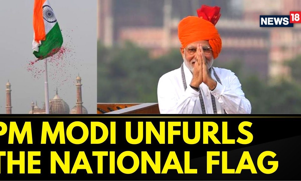 PM Modi Speech | Modi Unfurls The National Flag At Red Fort Ahead Of ...