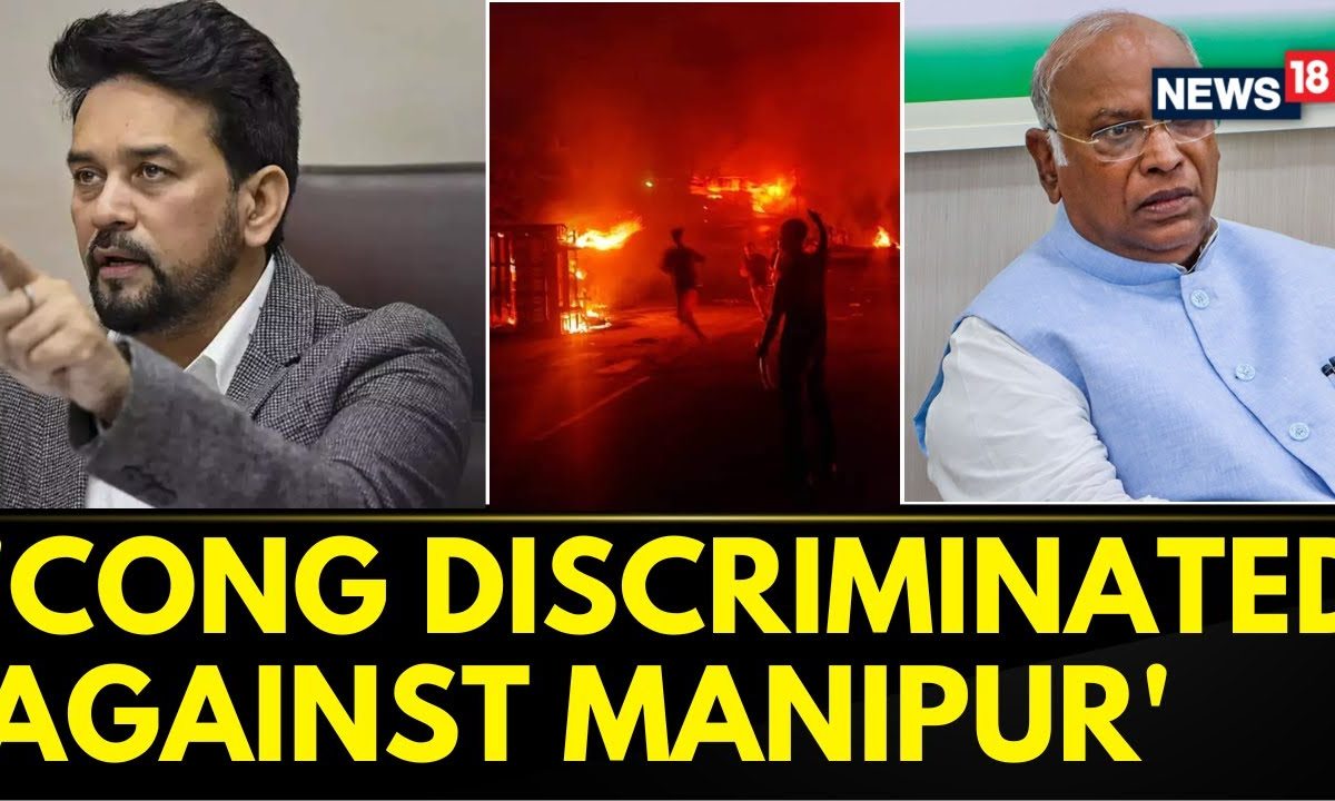 Manipur News Today | Union Minister Anurag Thakur Speaks On Manipur ...