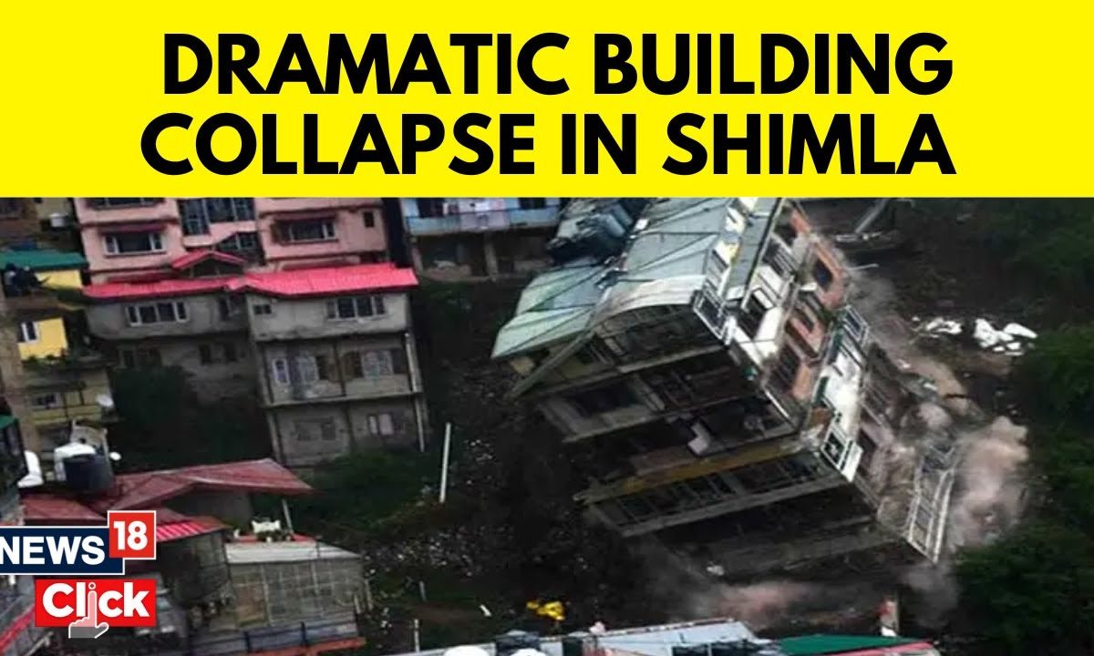 Shimla News | Shimla Landslide Caused Buildings To Collapse | Himachal Pradesh Landslide ...