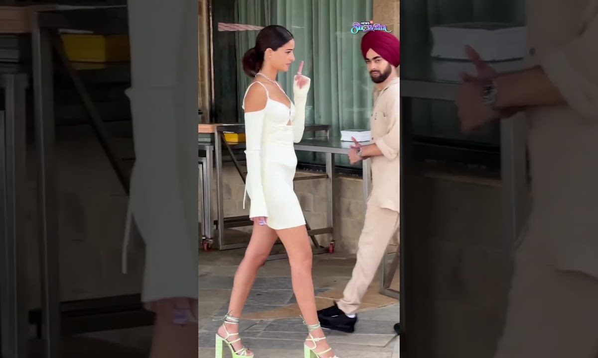 Ananya Panday Looks Like A Doll In A Stunning White Dress | #Shorts | News18 | Viral Video ...