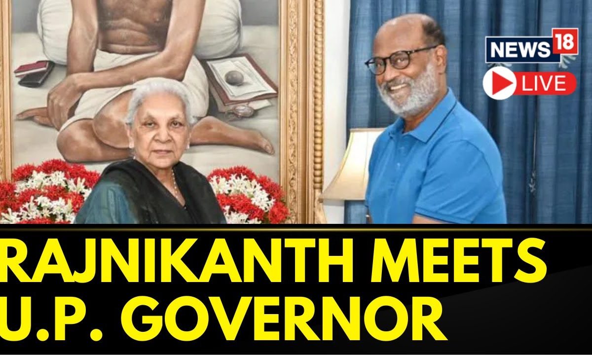 ‘Jailer’ Movie | Rajinikanth Meets UP Governor Anandiben Patel Prior To ...
