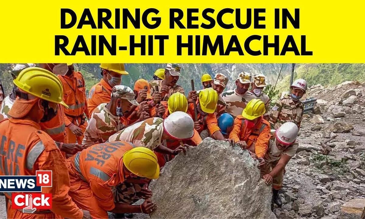 Himachal Flood News Today | Search & Rescue Operation Underway In Himachal Pradesh | N18V - News18