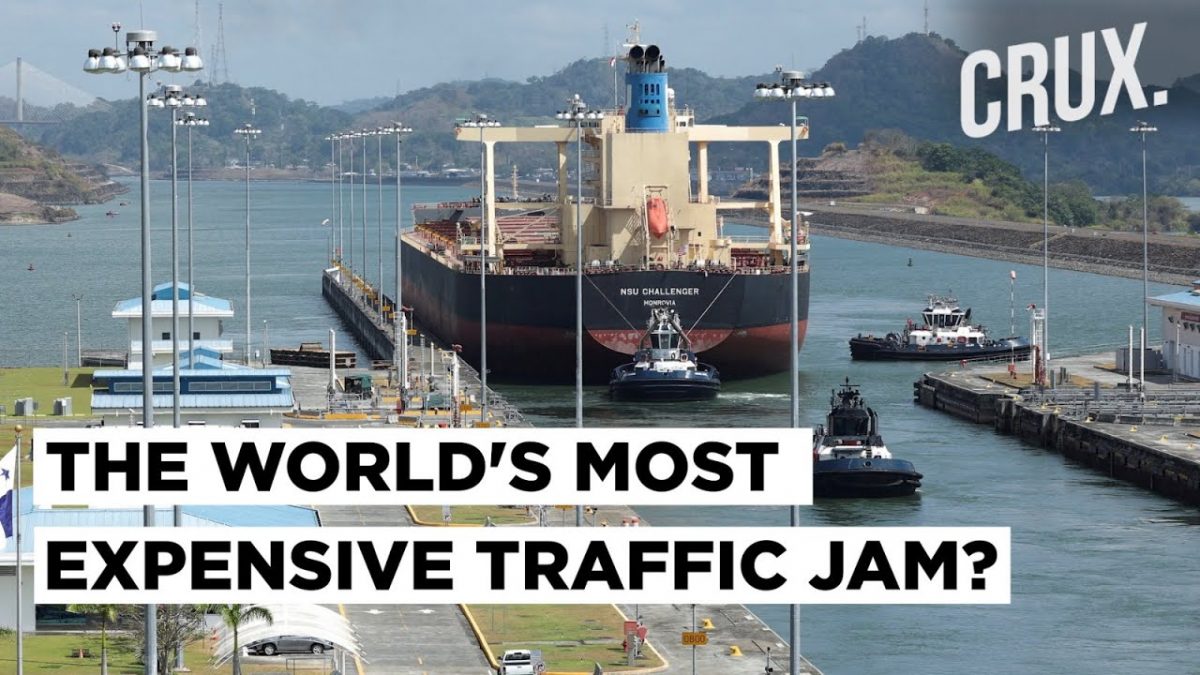 Ships Stuck At Panama Canal As Water Levels Fall Due To Severe Drought ...