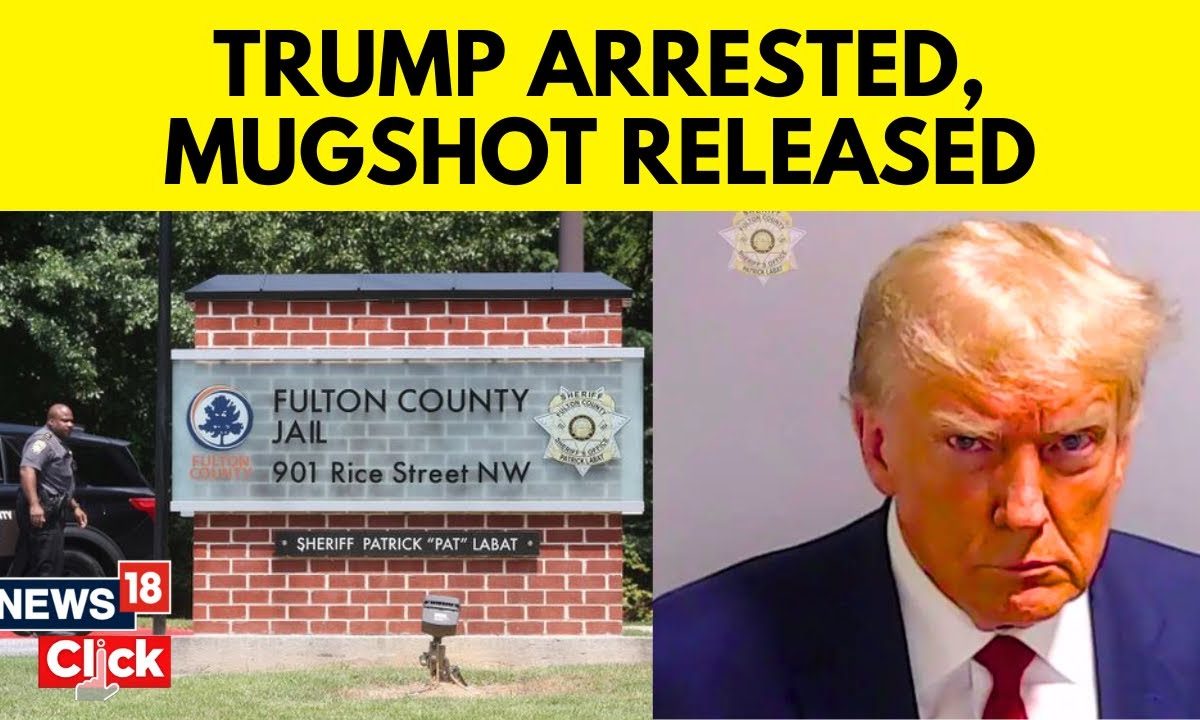 Donald Trump News | Trump's Mug Shot Released After Booking At Georgia ...