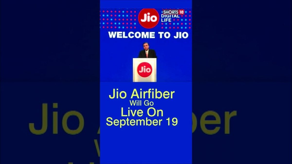 Jio Air Fiber 5G Launch Date In India | Mukesh Ambani Announces Jio Air ...