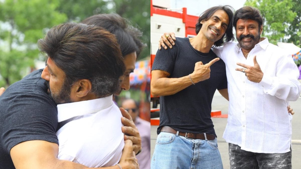 Arjun Rampal Wraps His Debut Telugu Film Bhagavanth Kesari, Hugs ‘Big ...