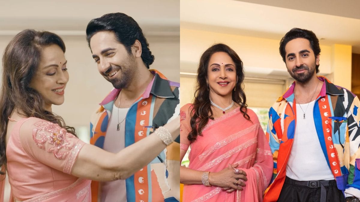 Hema Malini Blushes Hard As Ayushmann Khurrana Dances To 'Dream Girl ...