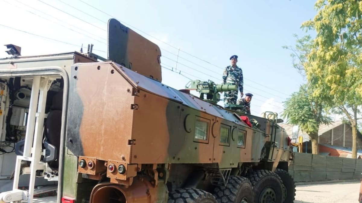CRPF Inducts Hi-Tech WHAP Armoured Vehicle in J&K to Boost Security ...