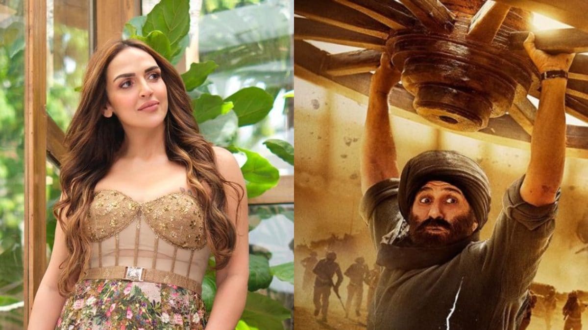 Gadar 2: Esha Deol Turns Cheerleader For Step Brother Sunny Deol, Pens ...