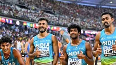 Indian Men's 4x400 Relay Team Finish 5th in World Championships Final ...