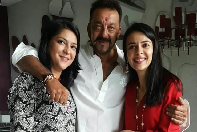 Sanjay Dutt Shares Photo With Sisters Priya and Namrata Dutt On Rakhi ...