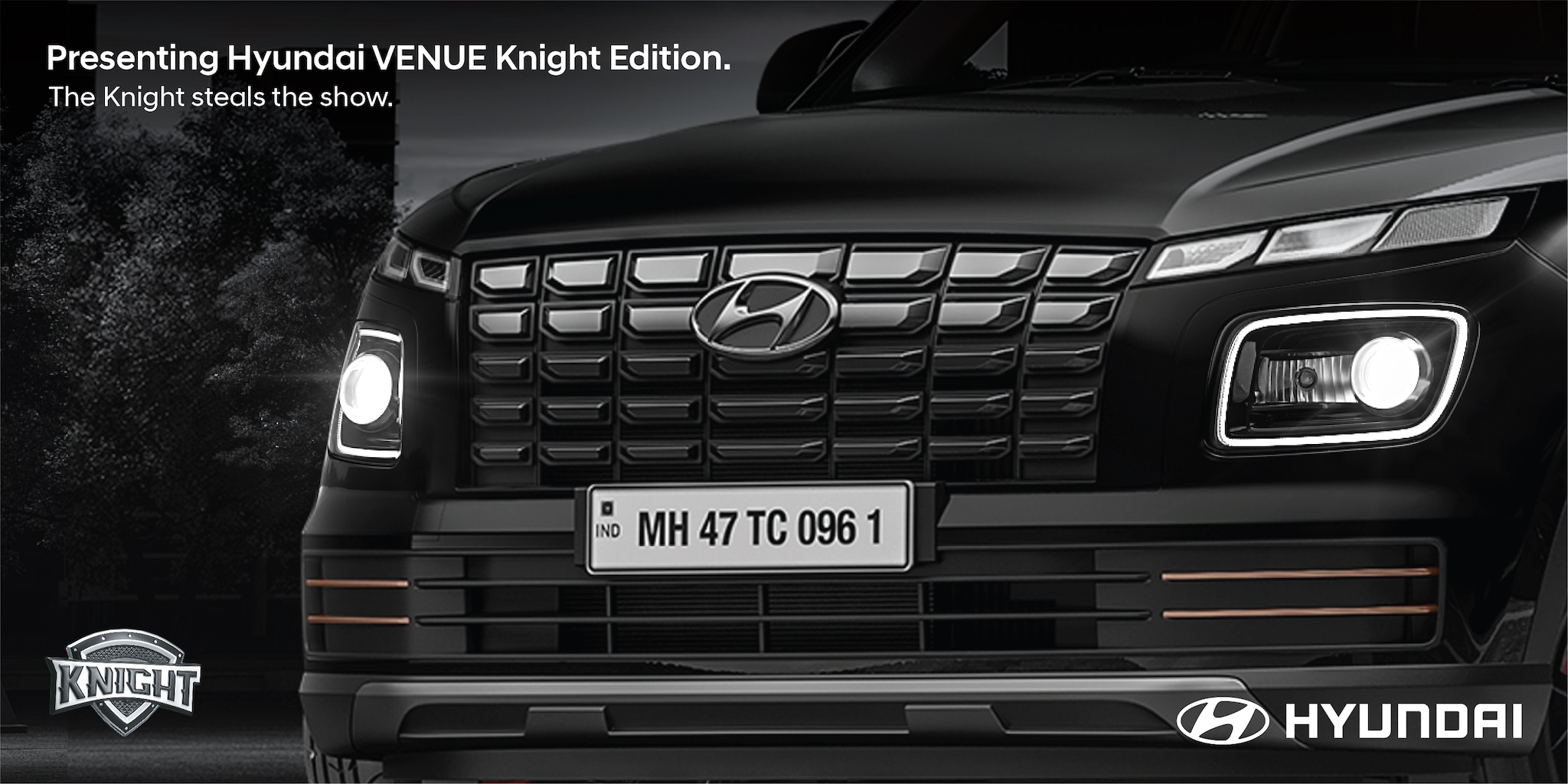 Hyundai Venue Knight Edition In Pics: See Design, Features, Interior ...