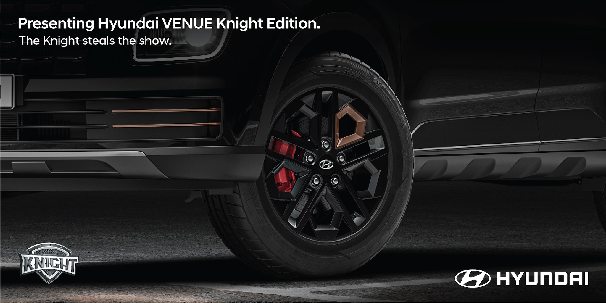Hyundai Venue Knight Edition In Pics: See Design, Features, Interior ...