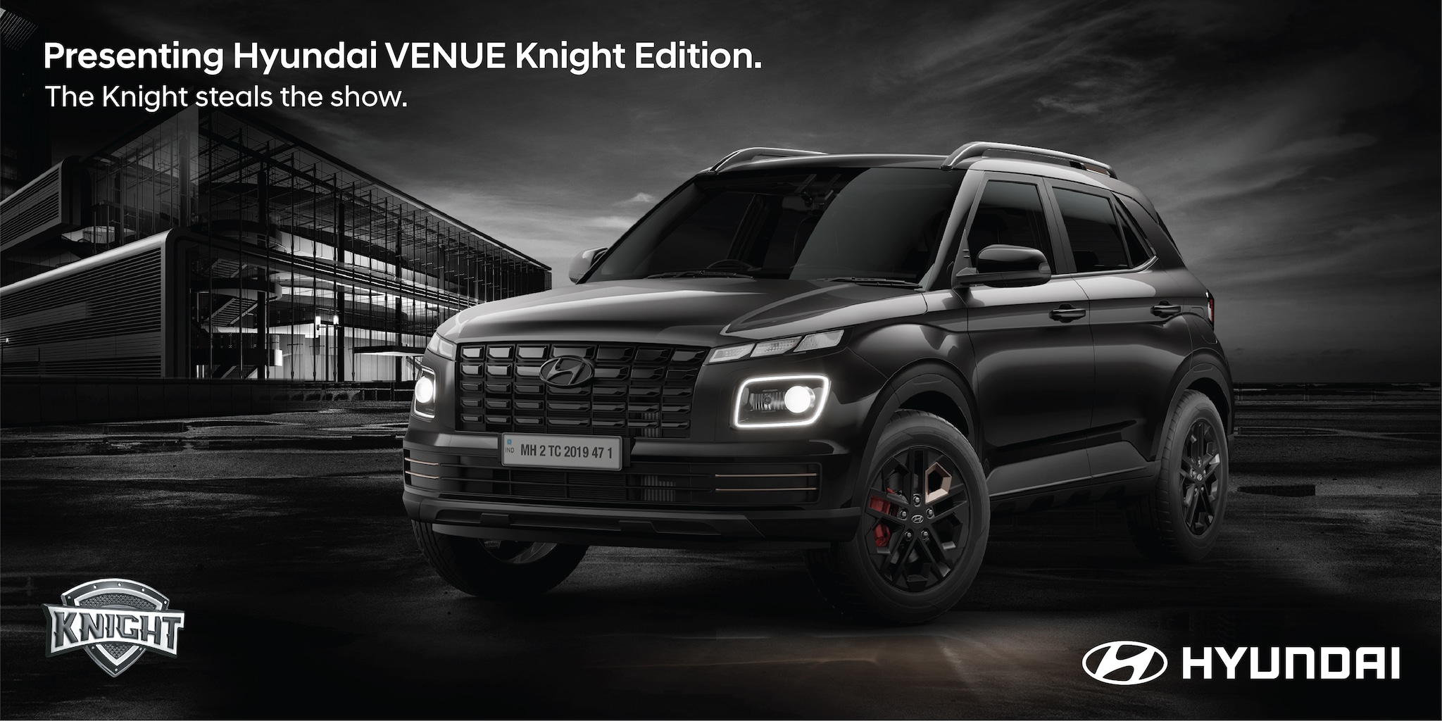 Hyundai Venue Knight Edition In Pics: See Design, Features, Interior ...