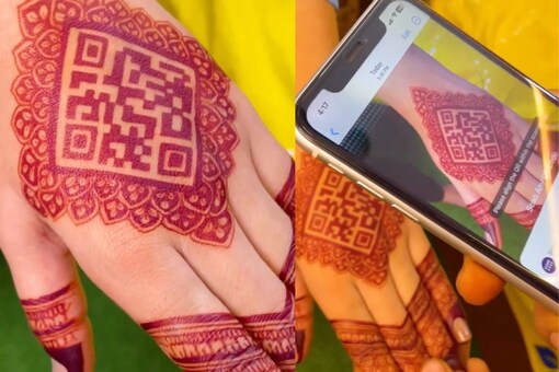 Artist’s Unique 'QR Code' Mehendi for Raksha Bandhan Has Sisters ...