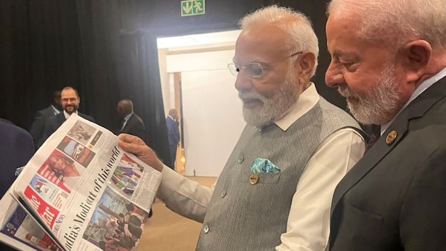 'India's Modi Out of This World': PM, Brazil Prez Read Front-page ...