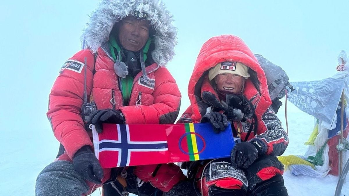 Record-Breaking Mountaineering Duo Kristin Harila and Tenjin Sherpa ...