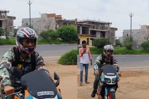 MS Dhoni Riding His Bike in Ranchi Sends Fans into Frenzy, Video Goes ...