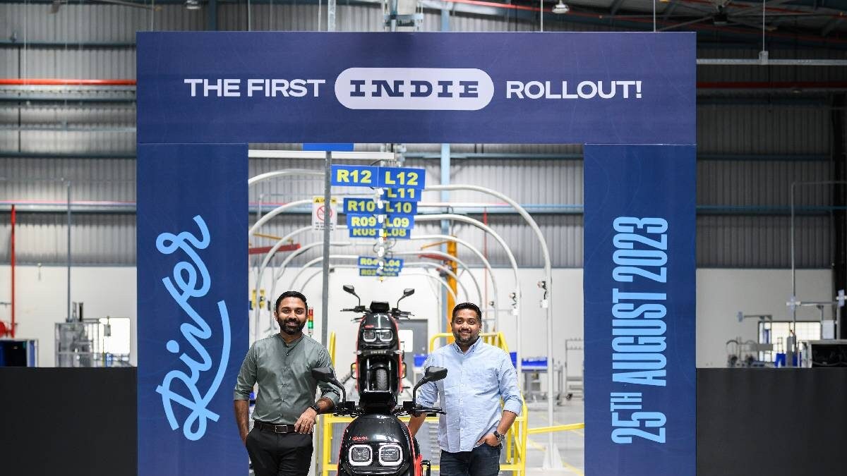 River EV Rolls Out First Indie E-Scooter From Karnataka Facility ...
