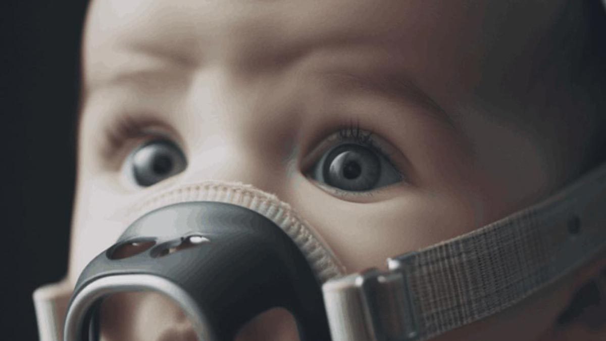 This Mask Calms Crying Babies In An Instant, But There's A Catch ...