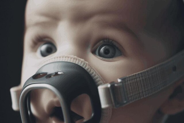 This Mask Calms Crying Babies In An Instant, But There's A Catch - News18