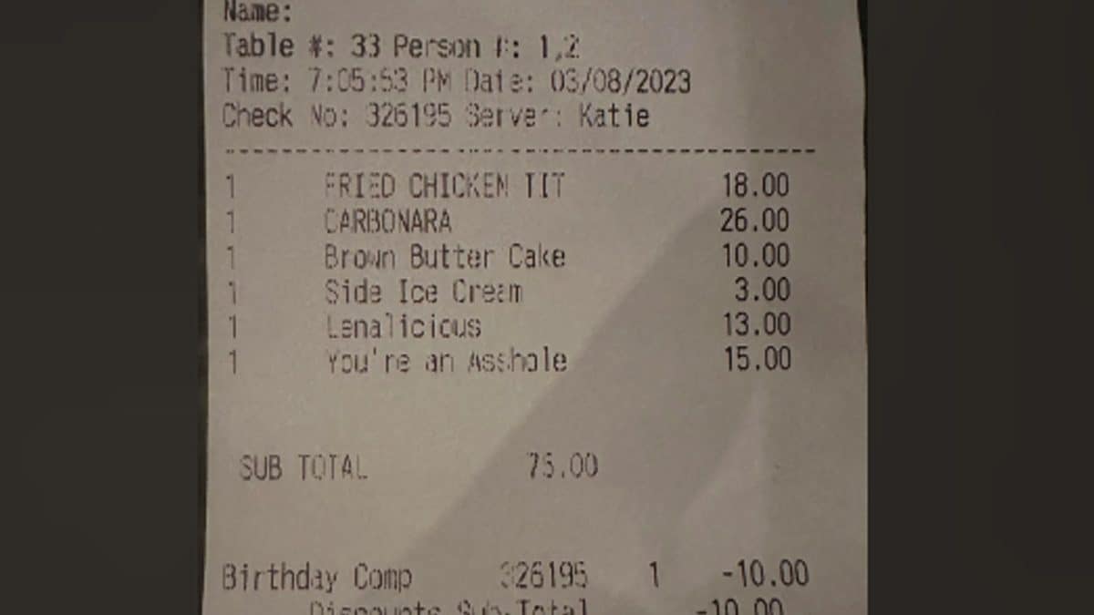 Man Charged $15 For Bizarre ‘You’re An A-Hole' Cocktail At Dinner Date ...