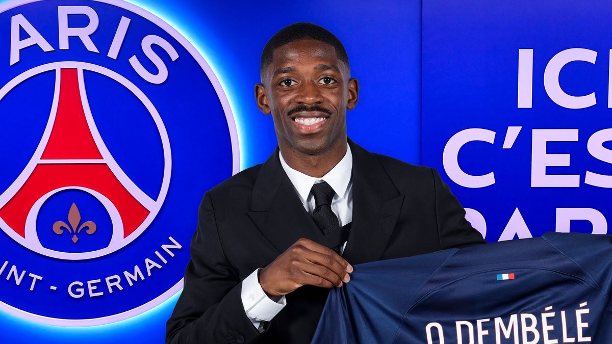 France Star Ousmane Dembele Leaves Barcelona to Join PSG on 5-year Deal ...