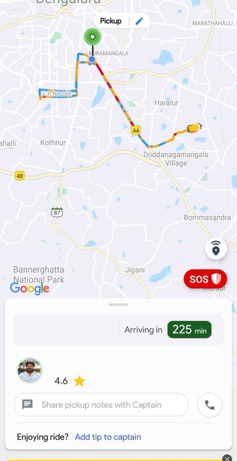 Bengaluru Rapido Auto Shows 3 Hours Waiting Time in Another 'Peak ...