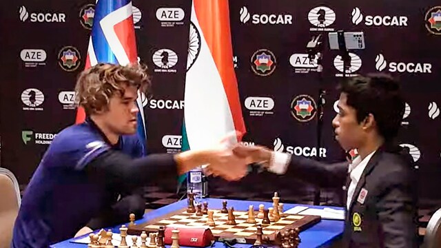 Praggnanandhaa vs Carlsen, Chess World Cup Final 2023 Highlights ...