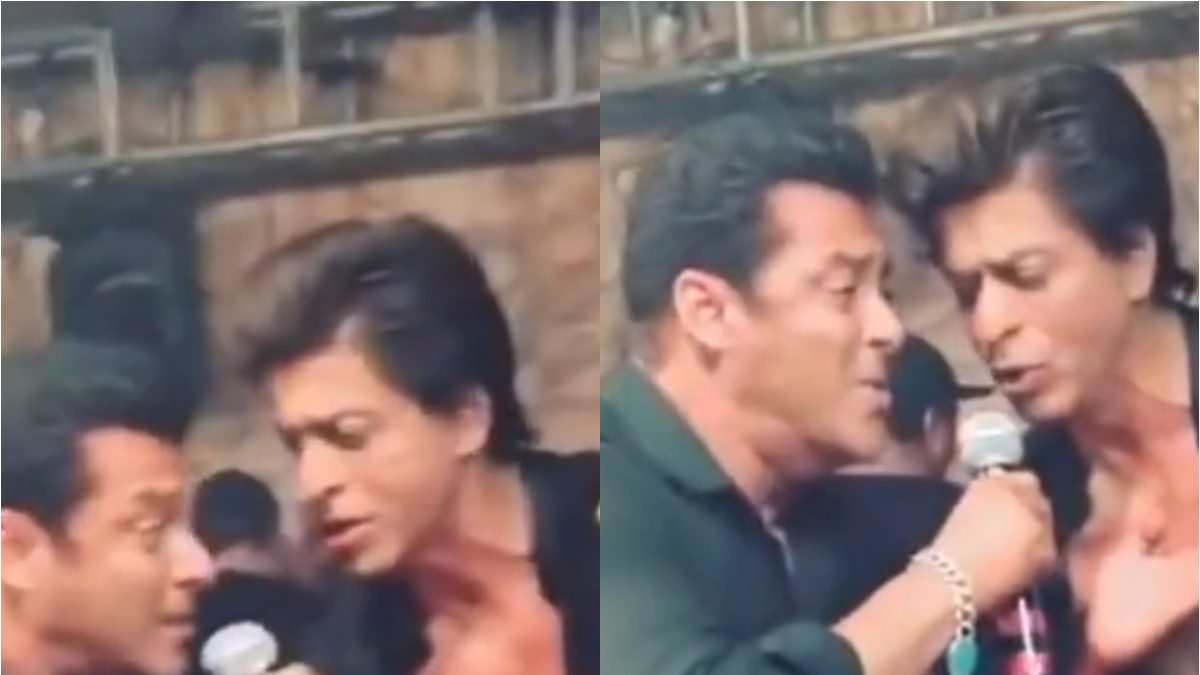 Shah Rukh Khan And Salman Khan Dance Their Heart Out In This Viral ...