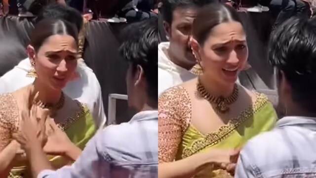 Tamannaah Bhatia Fan Breaks Security, Grabs Her Hand at Event; Her Reaction Goes Viral; Watch ...