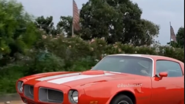 'The Mahi Swag': MS Dhoni Spotted Driving Vintage Red Pontiac In Ranchi ...