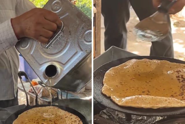 This Viral Video Of Oil-loaded Paratha Will Give A ‘Heart Attack’ To ...