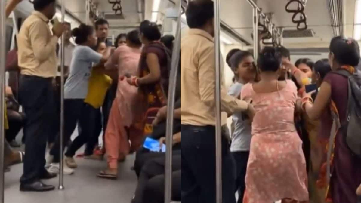 Delhi Metro: Women Clash, Pull Each Other's Hair in Dispute Over Seats ...